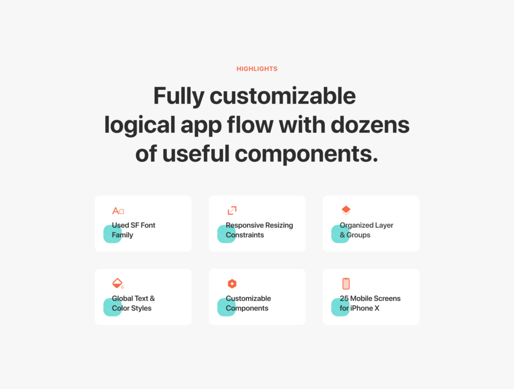 现代工业产品设计电子商务IOS UI 设计套件素材模板Storefront iOS UI Kit - 设计口袋